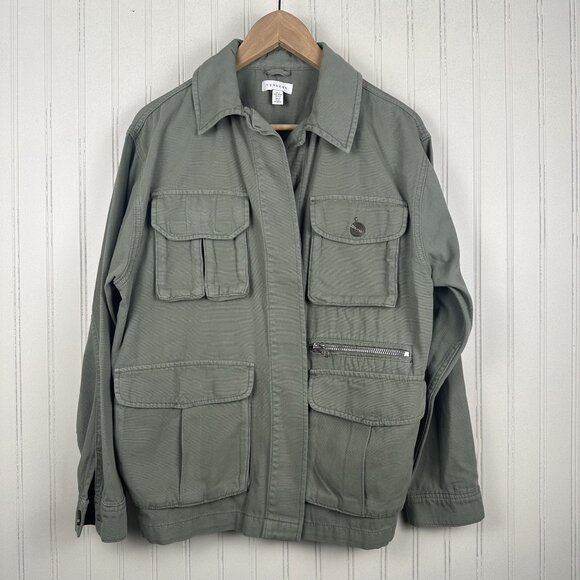 Topshop | Jackets & Coats | Topshop Scott Button Up Utility Jacket In ...
